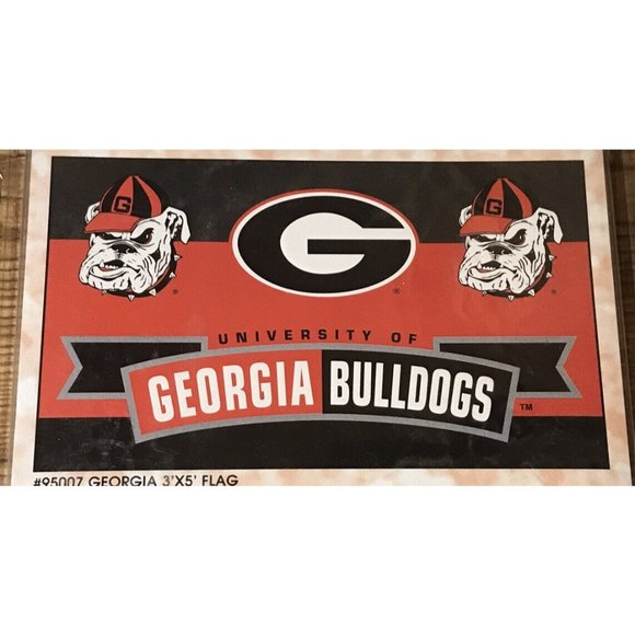 NCAA | Wall Decor | Bsi Ncaa College Georgia Bulldogs 3 X 5 Foot Flag ...